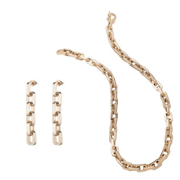 Eddie Borgo | Jewelry | Eddie Borgo Gold Supra Chain Link Necklace ...